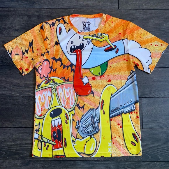 FromNY | Shirts | Adventure Time Acid Tee | Poshmark